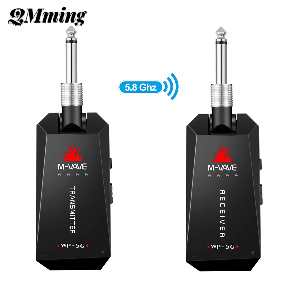 M-VAVE WP-5G 5.8G Беспроводная Гитарная Система (приемник/передатчик) ISM-диапазон Подходит Для Усилителей