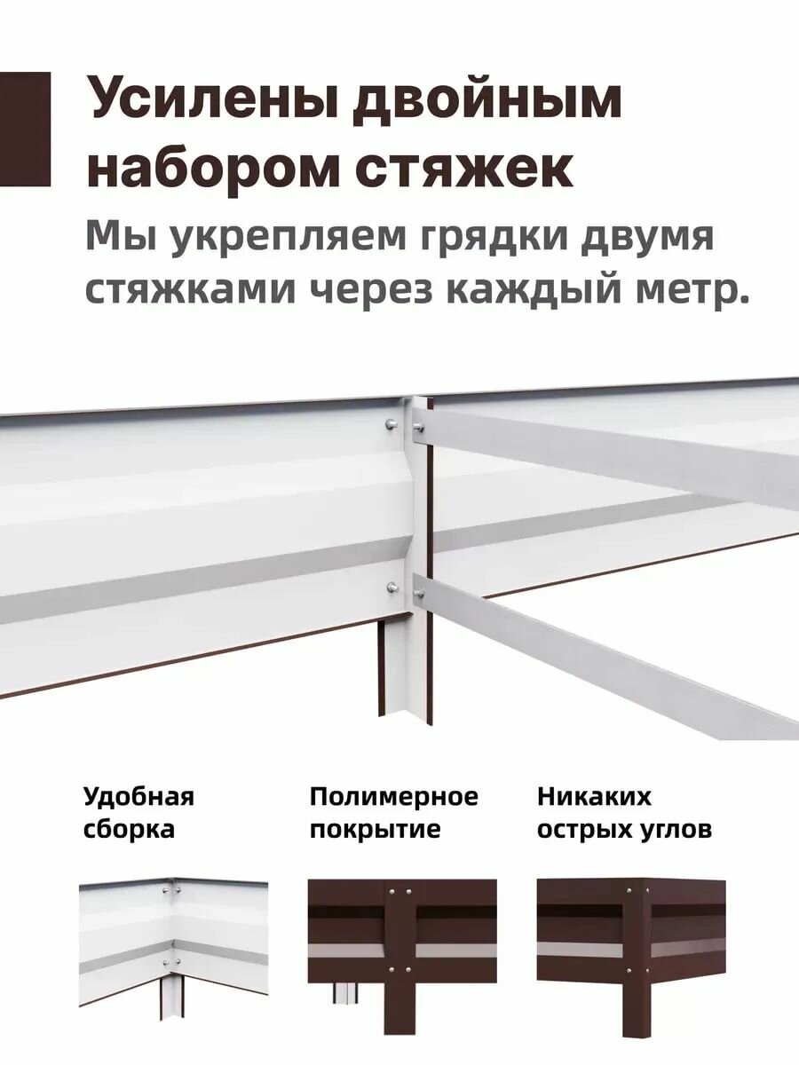 INTERPROFIL Грядка, 2х0.8 м, 1 шт — фото 1