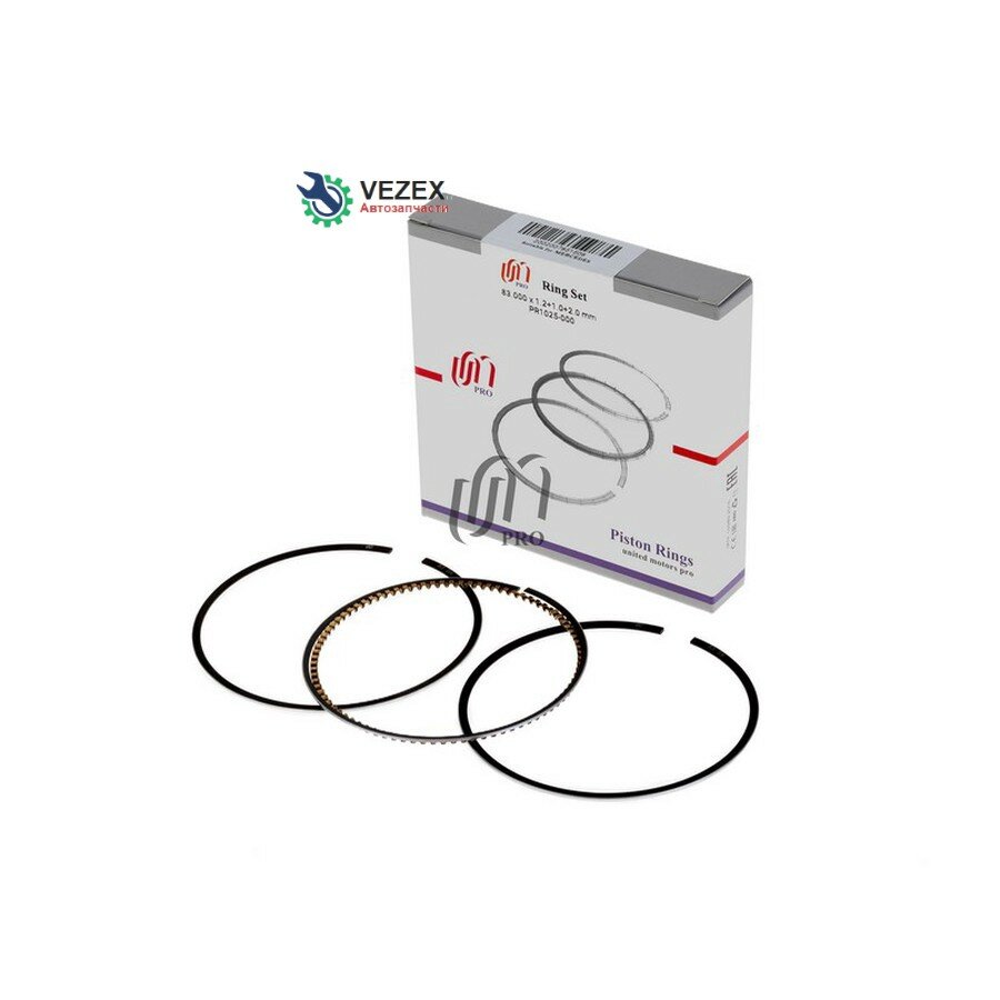 UMPRO PR1025000 кольца поршневые! STD\ MB X204/X253/W176/C204 1.6/2.0i M270/M274 11>