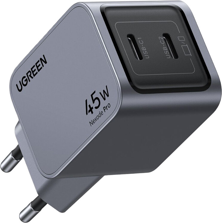 Сетевое зарядное устройство Ugreen X707 серый