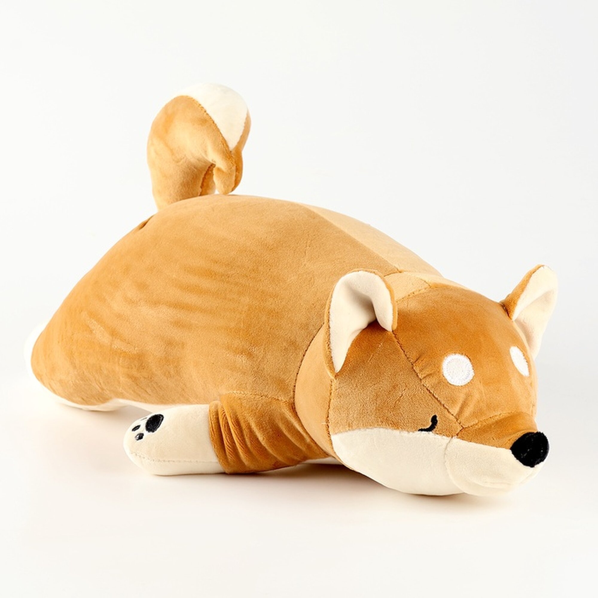 Мягкая игрушка Сима-ленд "Собака", 50см, бежевая, текстиль, синтепон