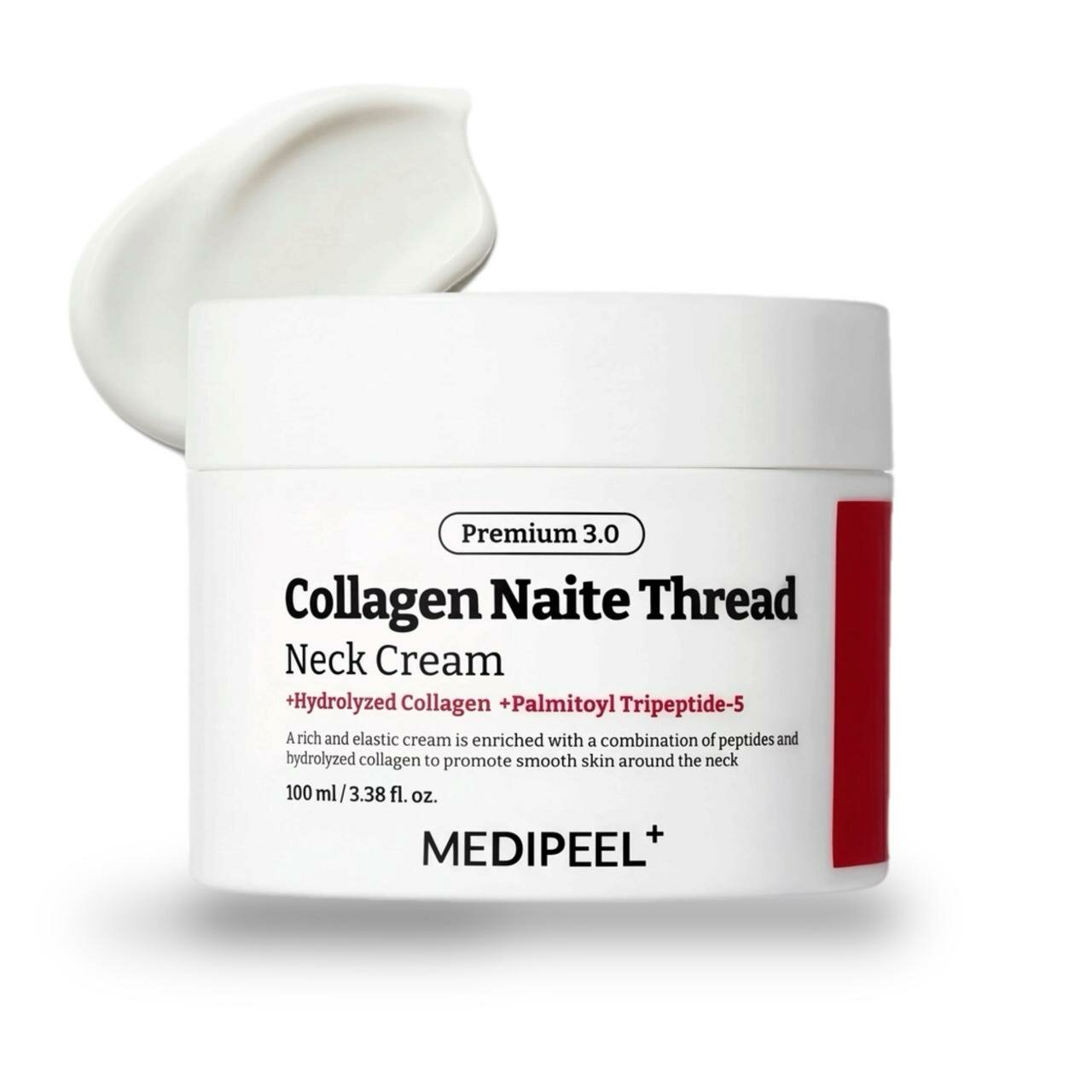 Крем для шеи с коллагеном и пептидами MEDIPEEL Premium 3.0 Collagen Naite Thread Neck Cream, 100 мл