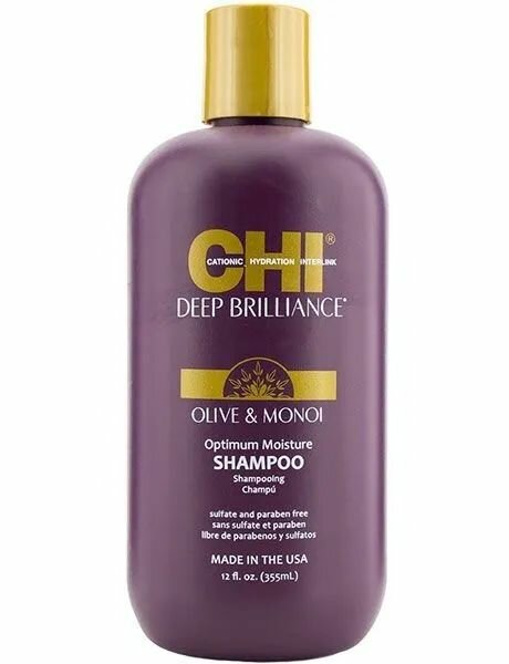Deep Brilliance Optimum Moisture Shampoo Увлажняющий шампунь 355 мл