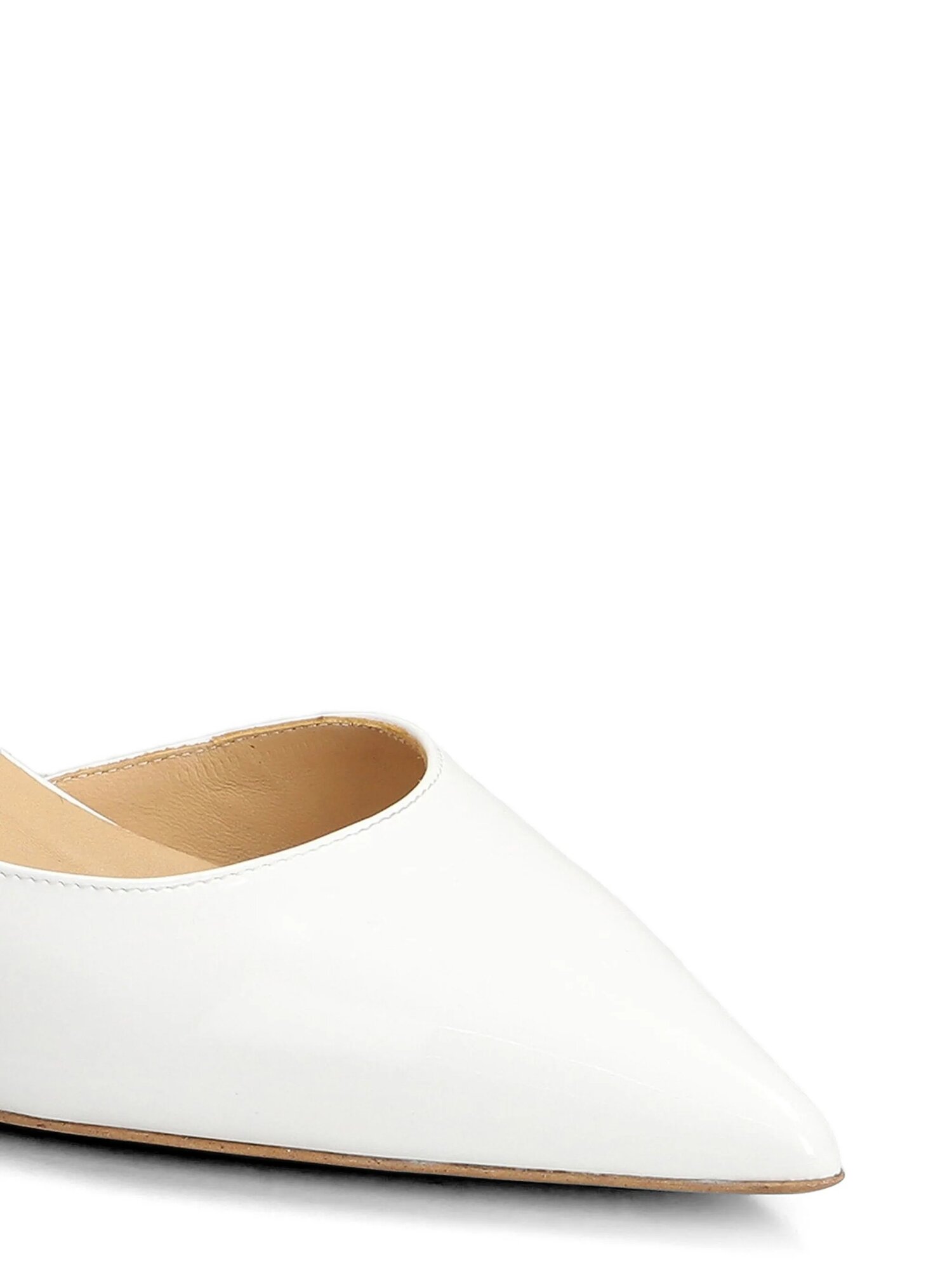 Туфли Fratelli Russo Slingback heeled pumps, размер 39, white — фото 1