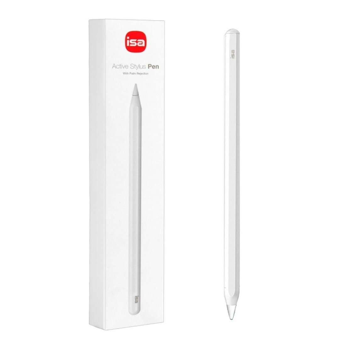 Стилус для Ipad и Iphone Isa AP-W1, емкостной, алюминиевый, белый