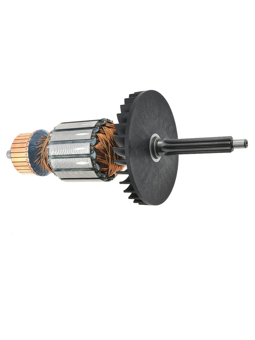 Ротор (Якорь) 230В (L-196 мм, D-46.5 мм, 8 зубов, прямо)Роторы (якоря) DeWalt