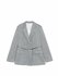 Куртка Manuel Ritz Belted lapel-collar jacket, размер 42, grey