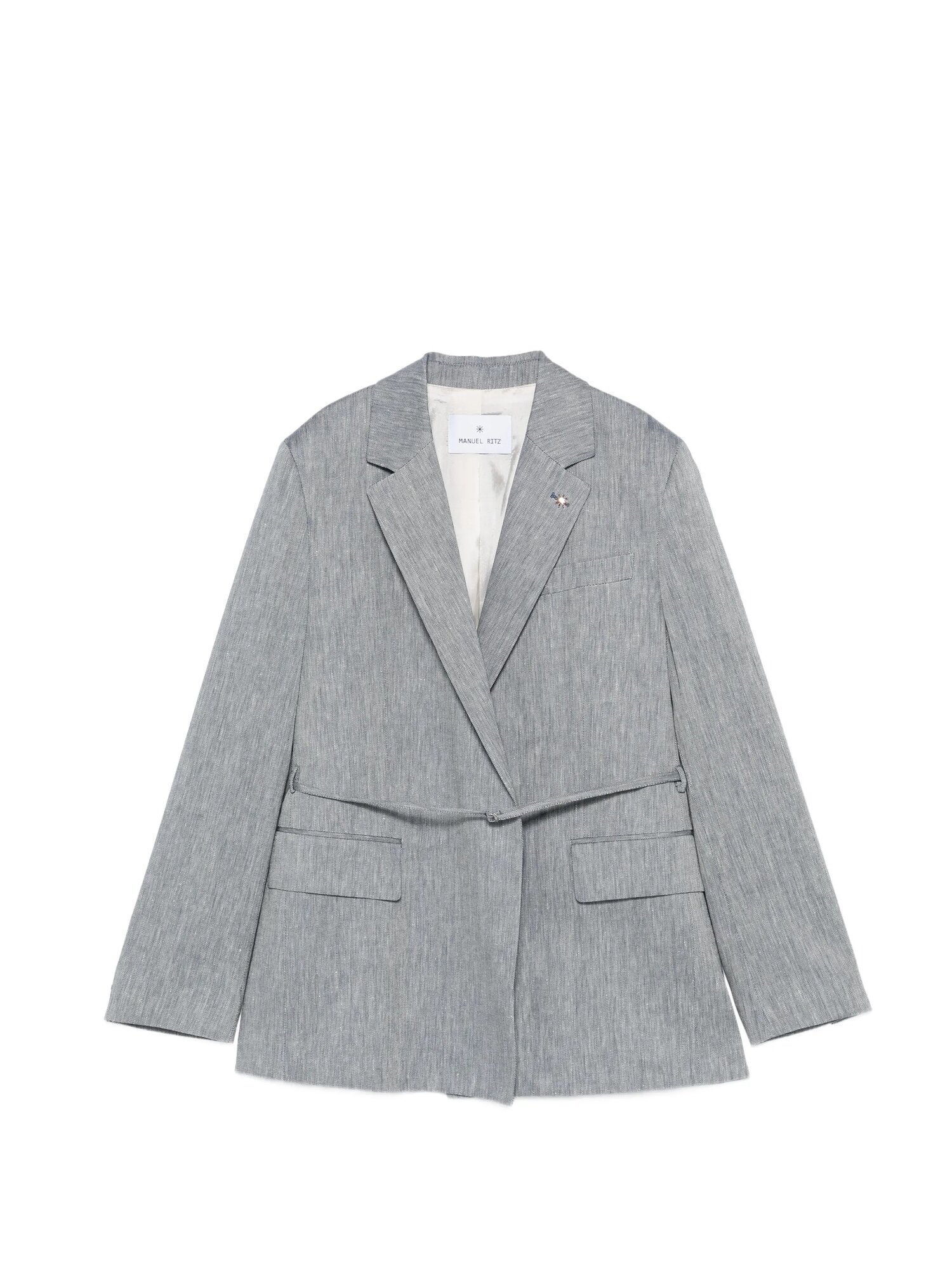 Куртка Belted lapel-collar jacket