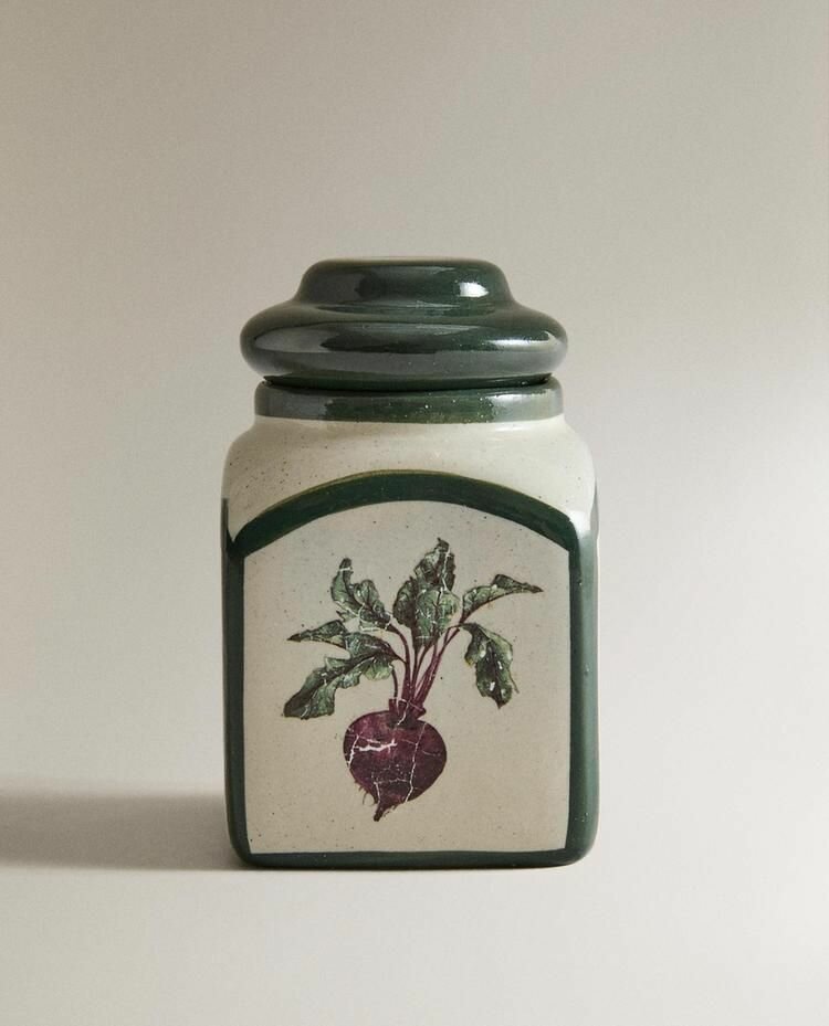Ароматическая свеча ZARA HOME 3471/705/654 THE GARDEN - аромат Beetroot (320 г), зеленый