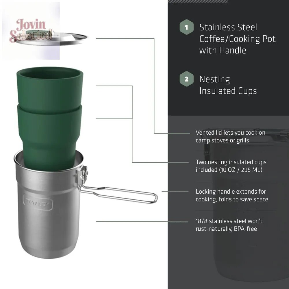 Набор посуды STANLEY Adventure Nested Double Cup — фото 1