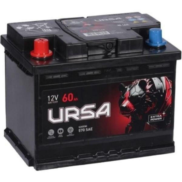 Аккумулятор для автомобиля URSA URSA Extra power 60Ah L+