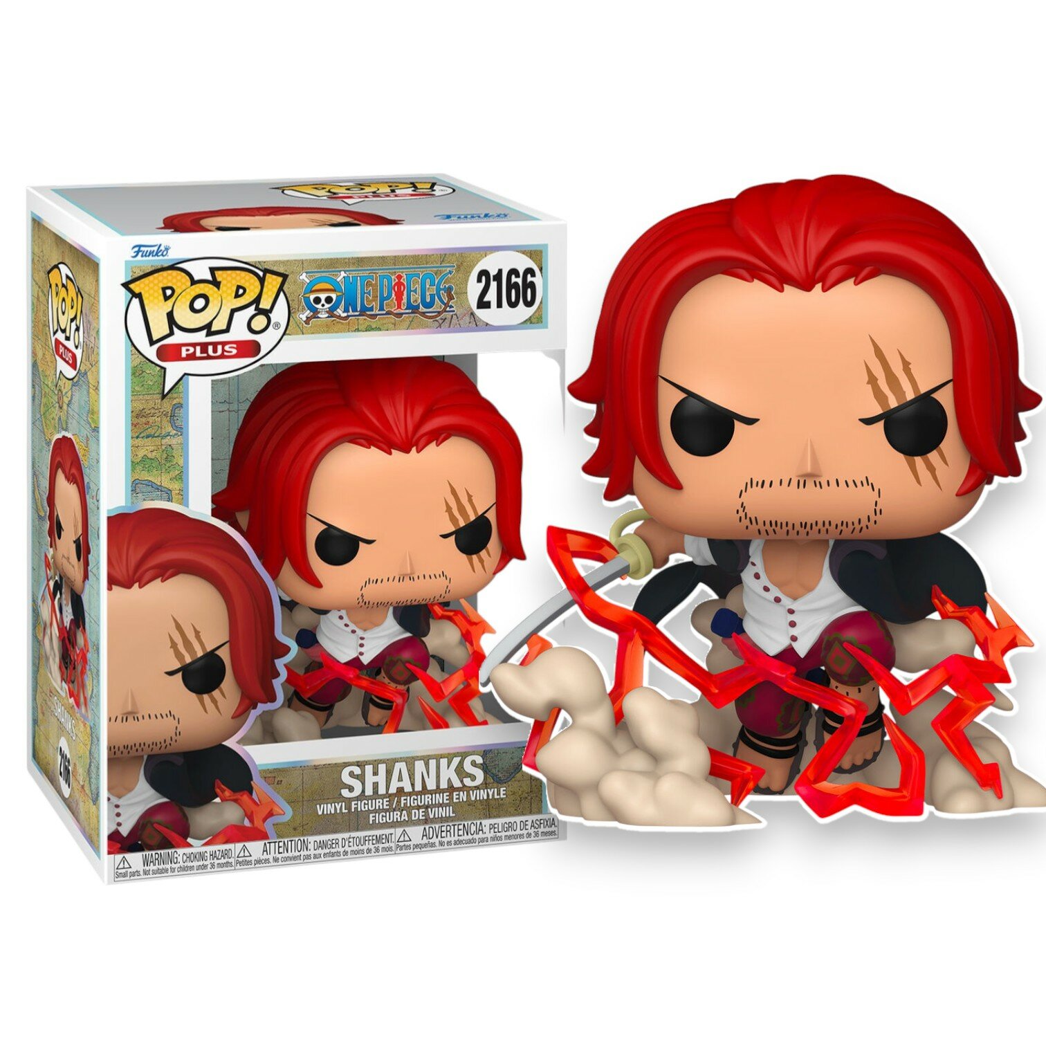 Фигурка Шанкс атакует "Ван-пис" от Funko Pop! 2166 (Фигурка Фанко Поп) коллекционная