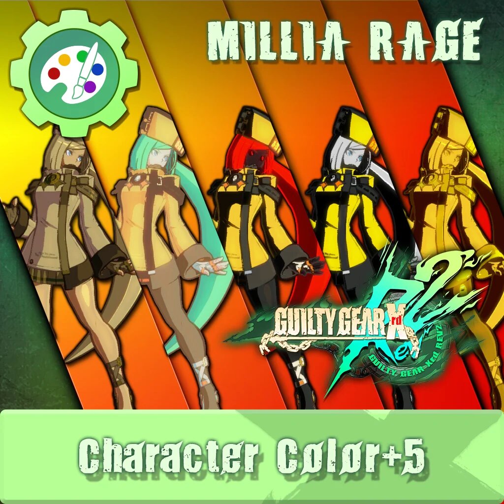 Дополнение GUILTY GEAR Xrd Rev.2 Additional Character Color - MILLIA, цифровое издание PlayStation 4, регион Турция / код пополнения баланса