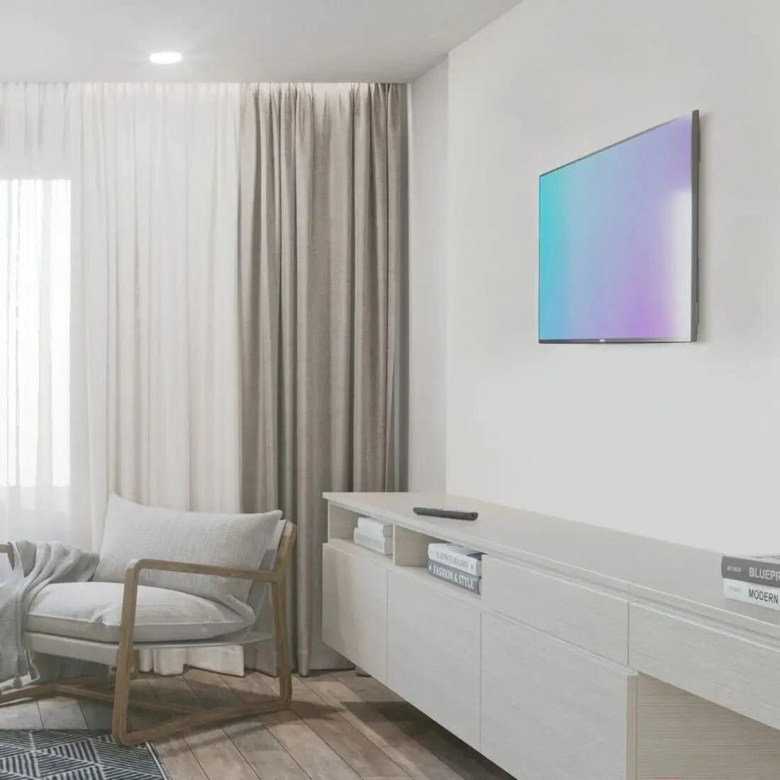 Кронштейн для телевизора 00220809 черный 32"-65" макс.35кг