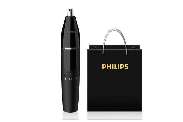 Электрический триммер для носа унисекс PHILIPS NT1620, водонепроницаемый