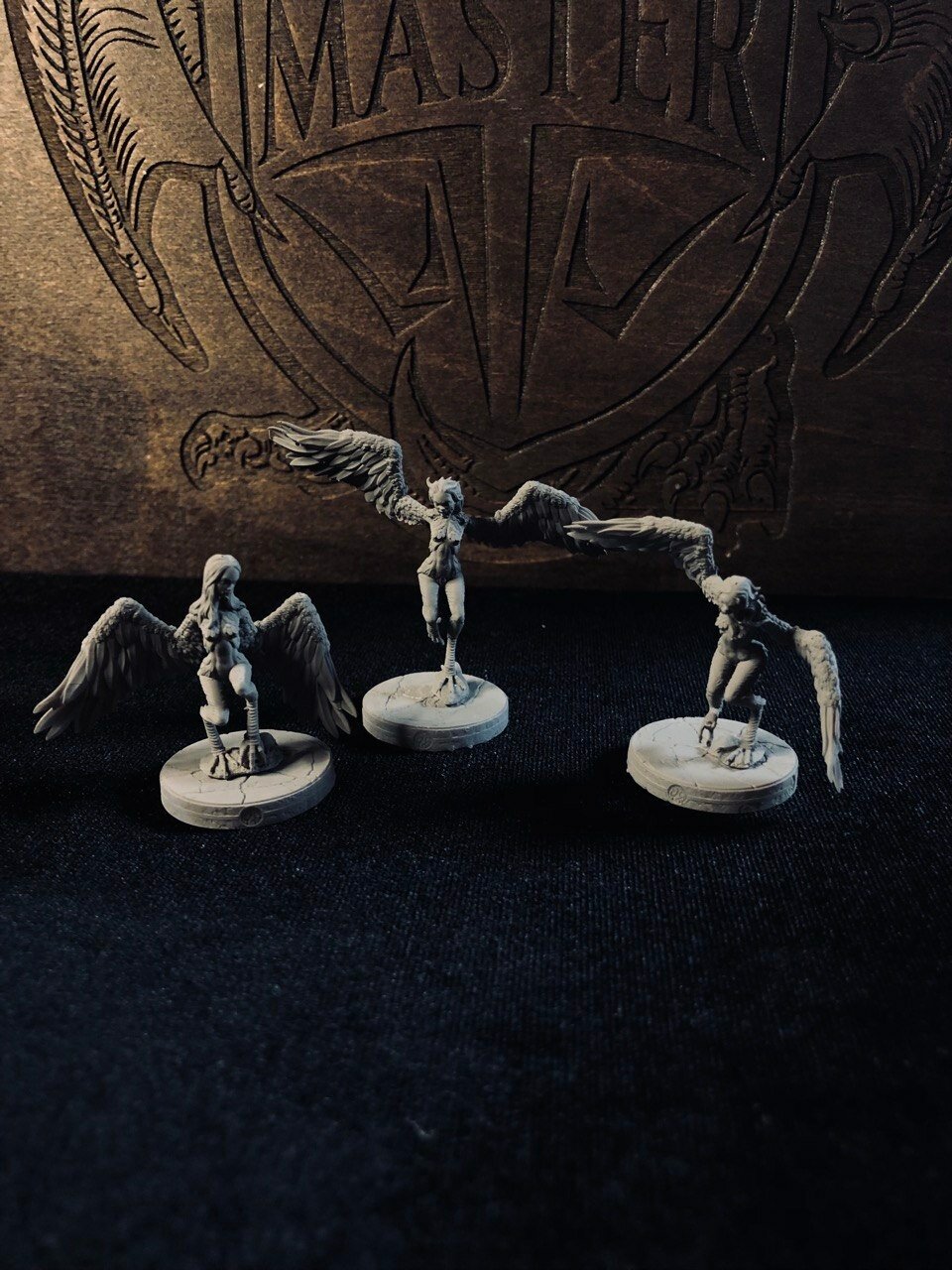 Набор гарпий 2 - Миниатюра для настольных игр DnD, ДнД, Dungeons & Dragons, Pathfinder.