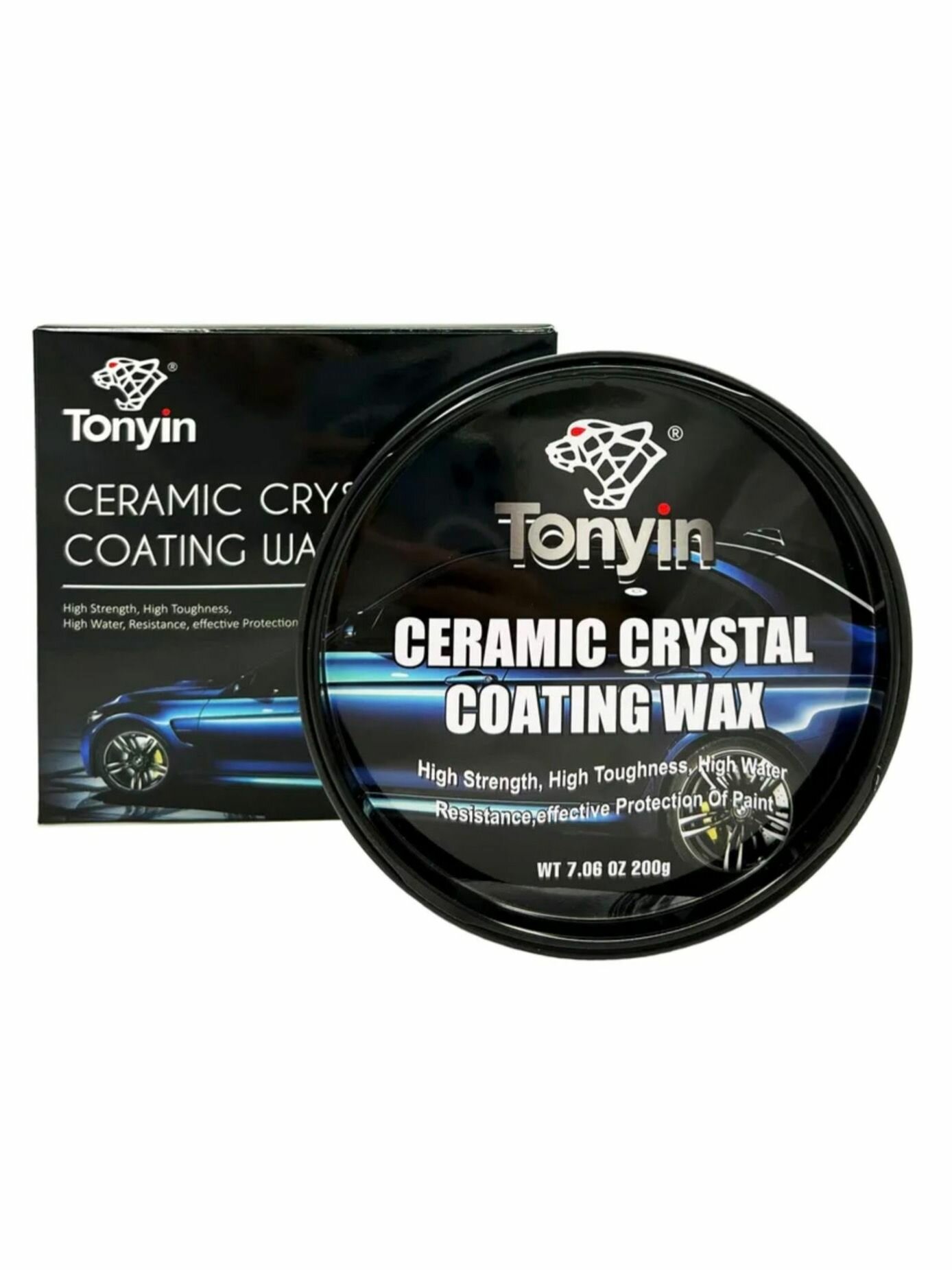 Воск для кузова автомобиля керамический CERAMIC CRYSTAL COATING WAX TONYIN, 200 г.