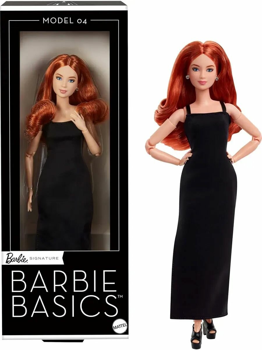 Кукла модельная шарнирная Барби Basics Model 04 JBH74 подарок девочке