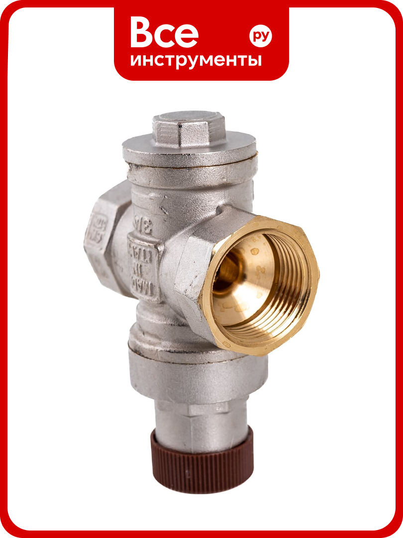 Редуктор давления ITAP Minibrass 3/4 ART 360 MINIBRASS никелированная латунь, класса, резьбовое соединение