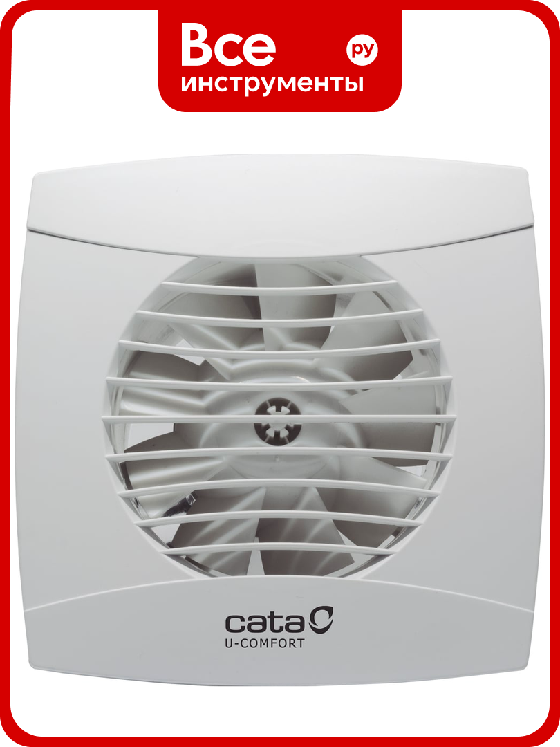 Вентилятор CATA UC-8 STD настенный осевой, корпус из ABS‑пластика, брызгозащищённый, класс защиты