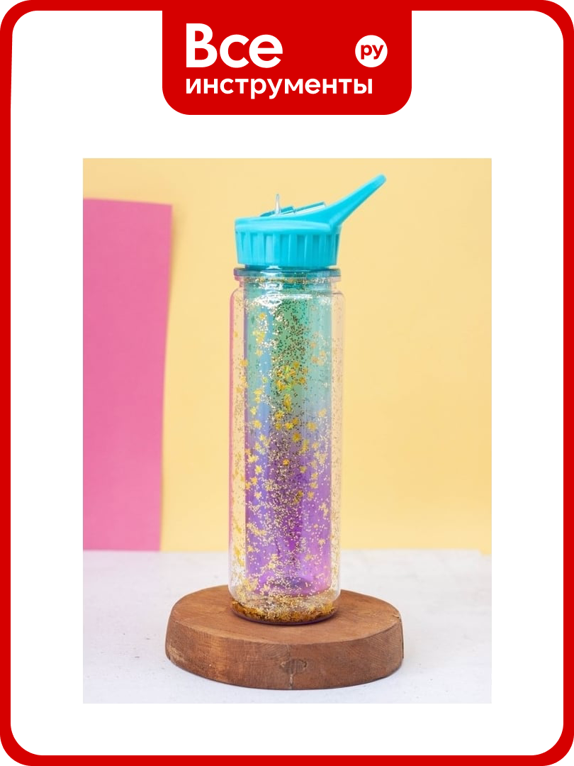 Бутылка ilikegift Tinsel, green-purple, 500 мл TS1002-01
