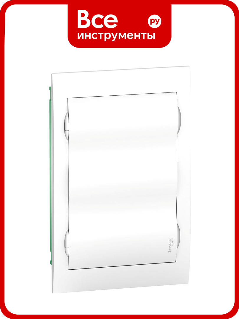 Корпус встраиваемый с белой дверцей Systeme Electric (Schneider Electric) City9 Box 3ряд/36модулей (ранее