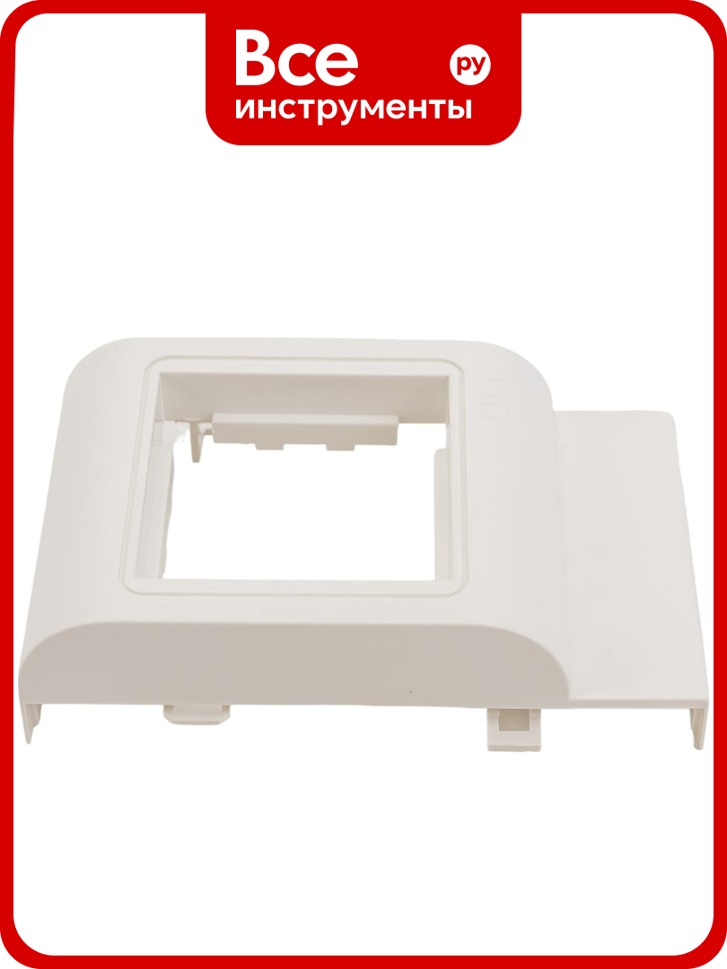 Рамка‑суппорт DKC PDA‑45N двухмодульный, белый пластик, защита IP40, серия