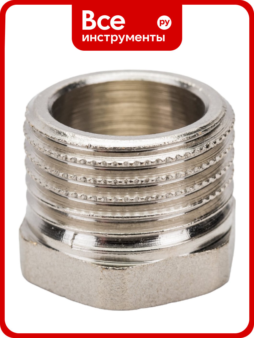 Никелированная футорка STOUT 1/2X1/4 SFT-0029-001214 RG008Q0RUHNNT3