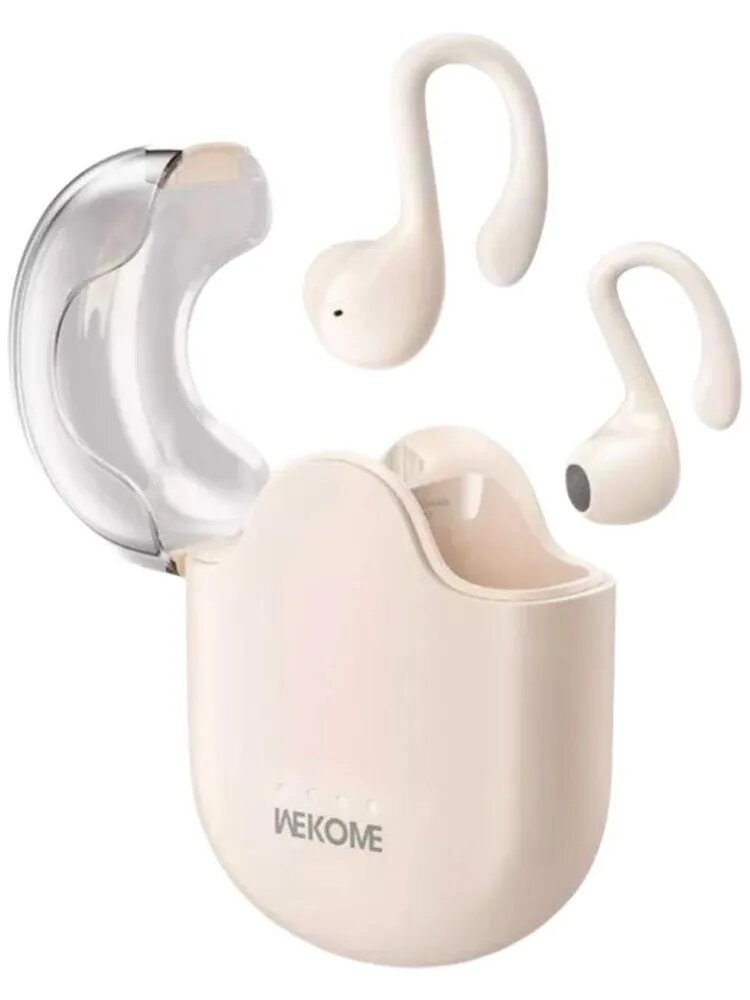 Wekome Наушники беспроводные с микрофоном, Bluetooth, черный