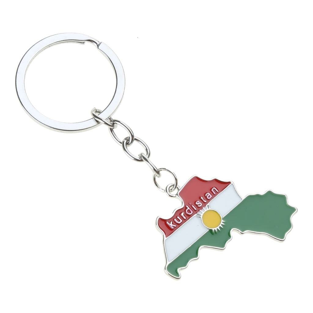 Кулоны-подвески с картой Курдистана из нержавеющей стали, D