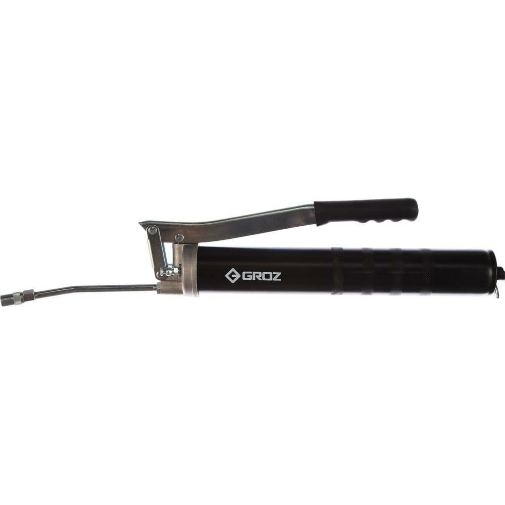 Groz GR42788 - G10R/HD/B Профессиональный рычажный шприц, 690атм, 650см3, трубка GR42788