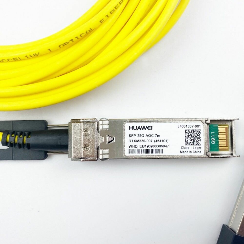 Трансивер Huawe* 25G SFP28 to SFP28 AOC cable 7m (34061637-001)