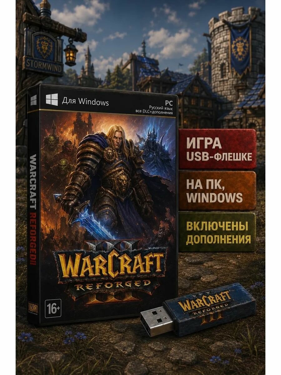 Warcraft III: Reforged на USB флешке для PC