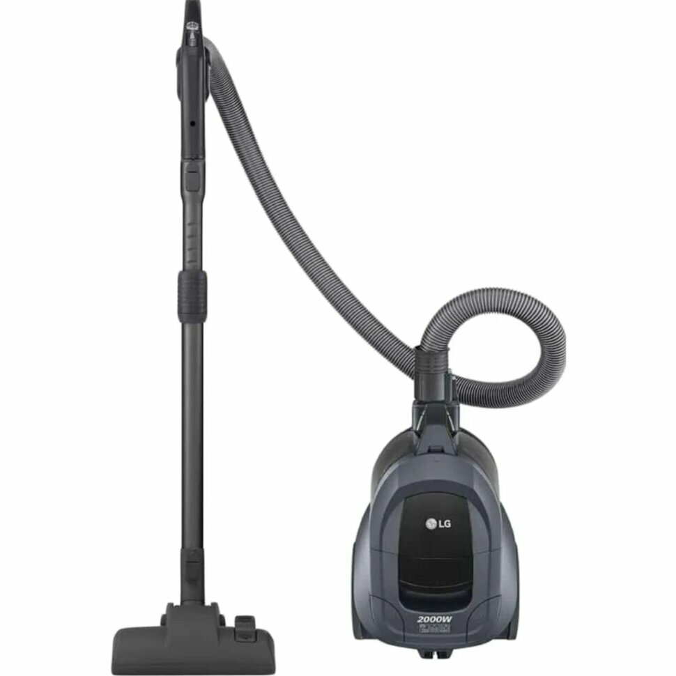 Пылесос LG VC5420NHTG, 2000Вт/380Вт, Управление на ручке, цвет серый, 1503086