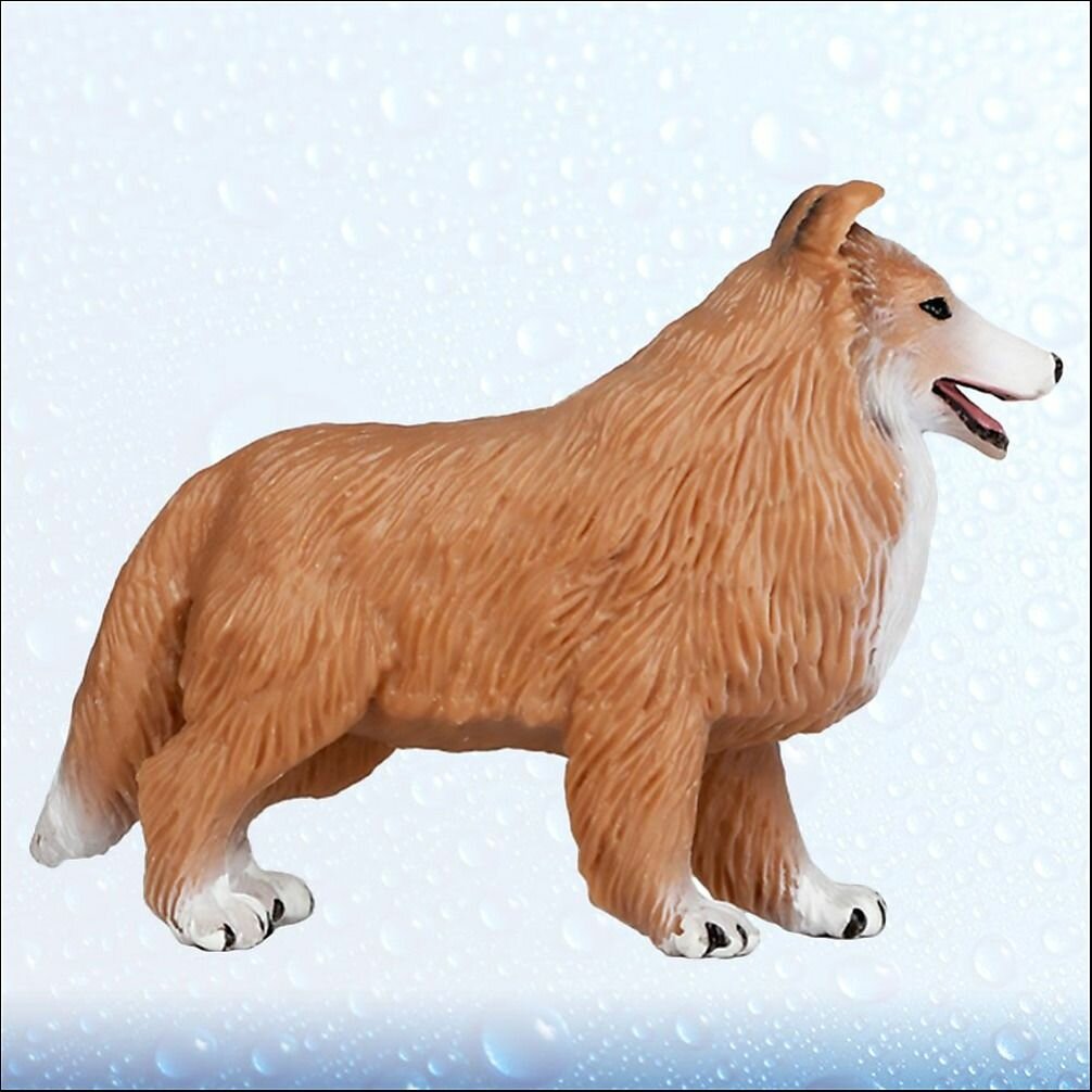 Игрушечная Собака, Симуляция Колли, Для Домашнего Украшения, 1 Штука