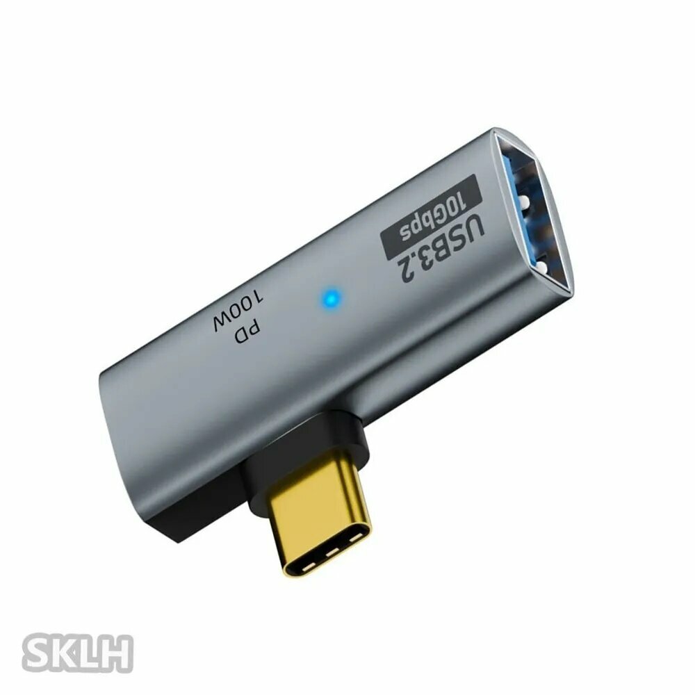 USB-концентратор TypeC адаптер USB3.0 с поддержкой зарядки PD 100 Вт и функцией OTG