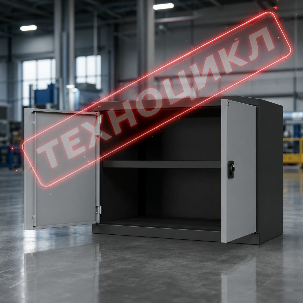 Антресоль металлическая к офисному шкафу шмоф Стандарт техноцикл 800х910х450 мм, металл 0,7 мм, серый