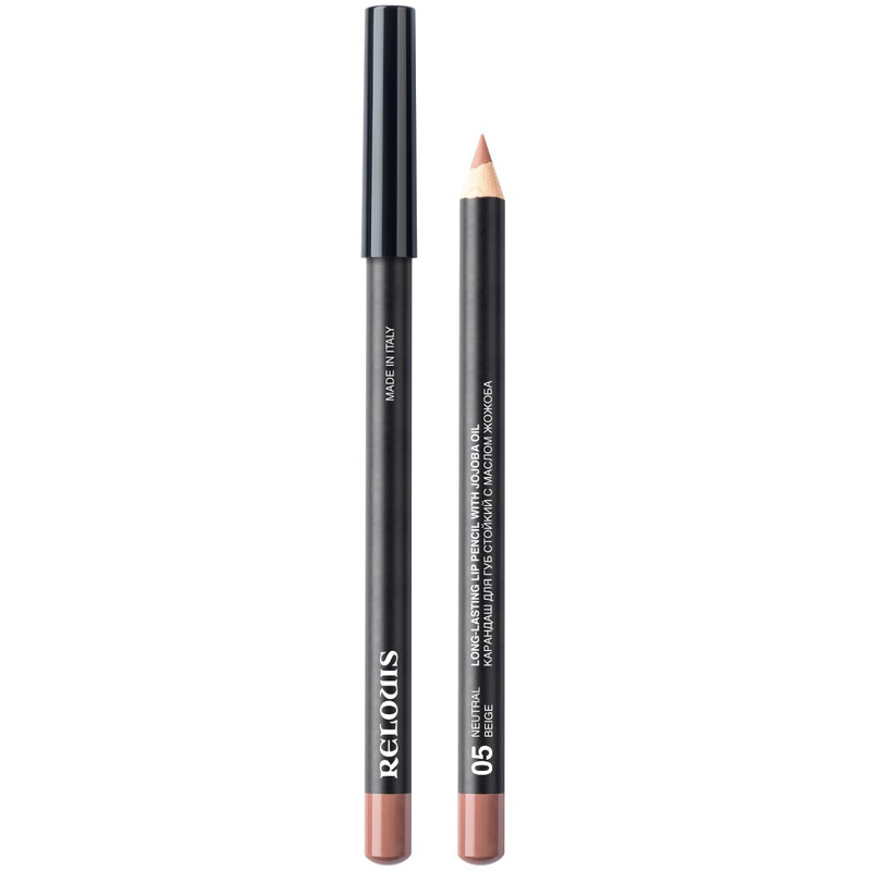 Relouis Карандаш для губ стойкий с маслом жожоба, Тон 05 Neutral Beige
