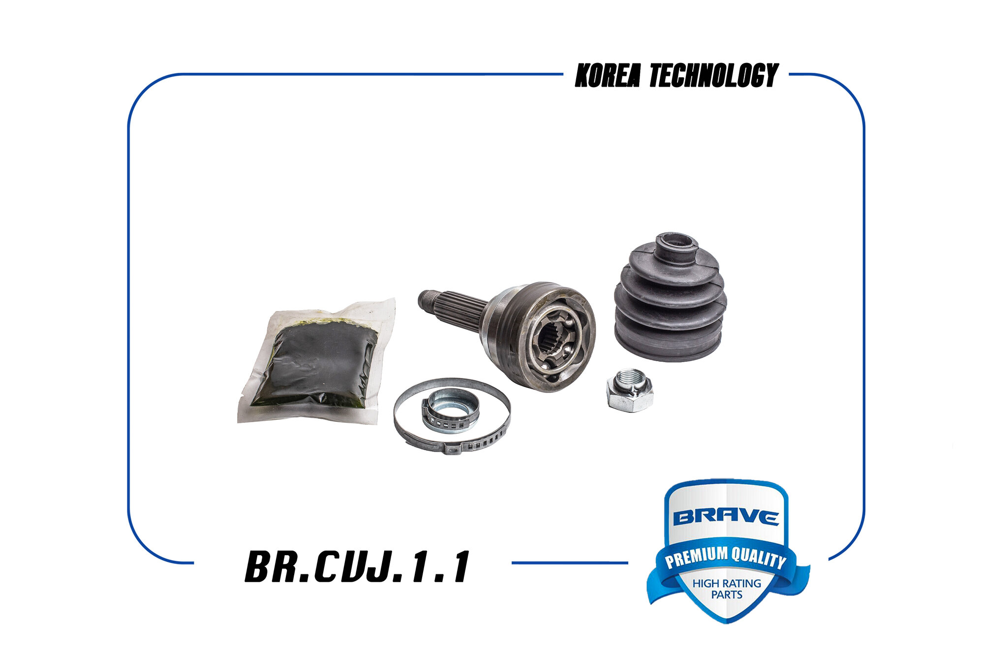 Шрус внешний без ABS Daewoo Matiz BRAVE BR. CVJ.1.1