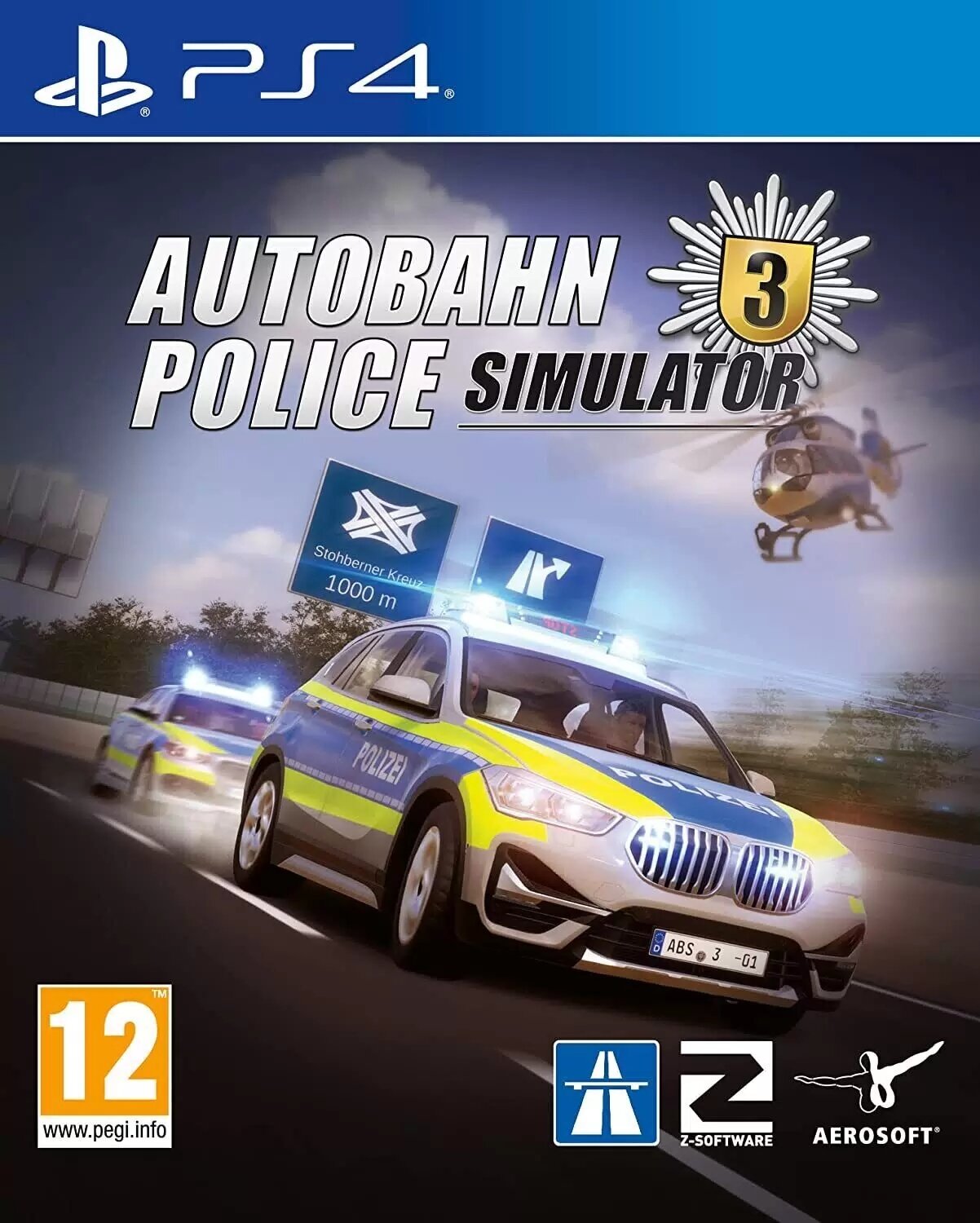 Autobahn - Police Simulator 3 (русские субтитры) (Игра на диске) (PS4)