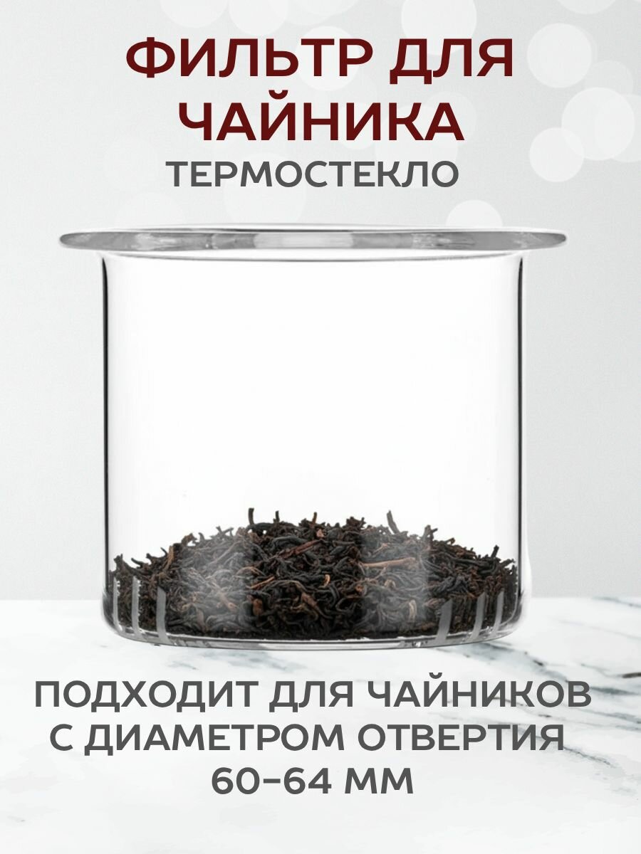 Фильтр для чайника 400 мл, термостекло, Prohotel