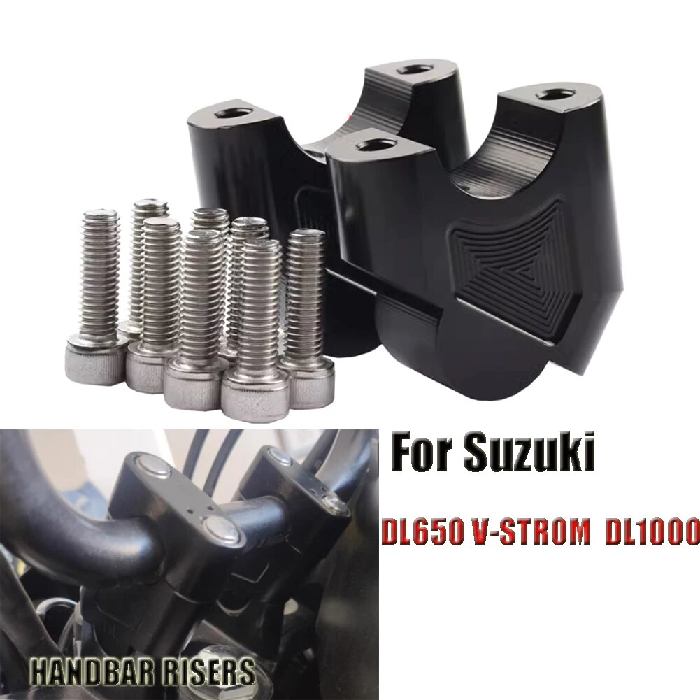 Для Suzuki DL650 V-STROM DL1000 DL 650 мотоциклетный руль, подъемный зажим, крепление на ручку, высота назад, удлинительный адаптер