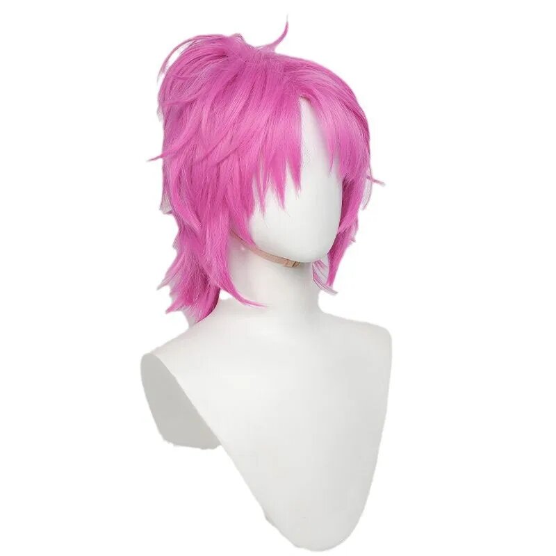 Парик Мачи Hunter x Hunter, розовый, One Size