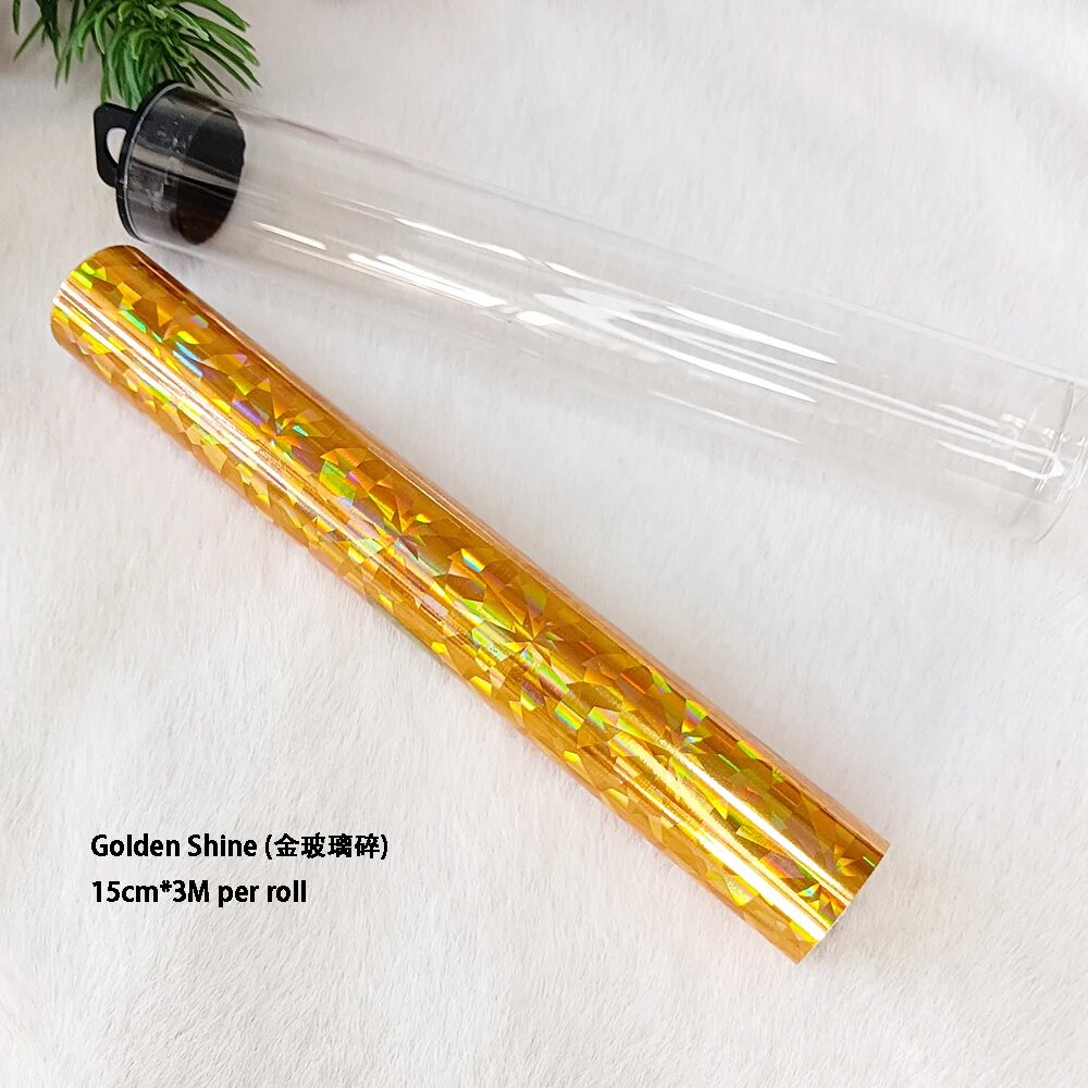 Фольгированная пленка для тиснения Golden Shine, 3 м