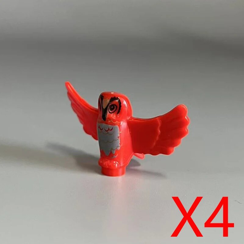 Пластиковые строительные блоки City Zoo T07 Красный, B3-6-10-4PCS