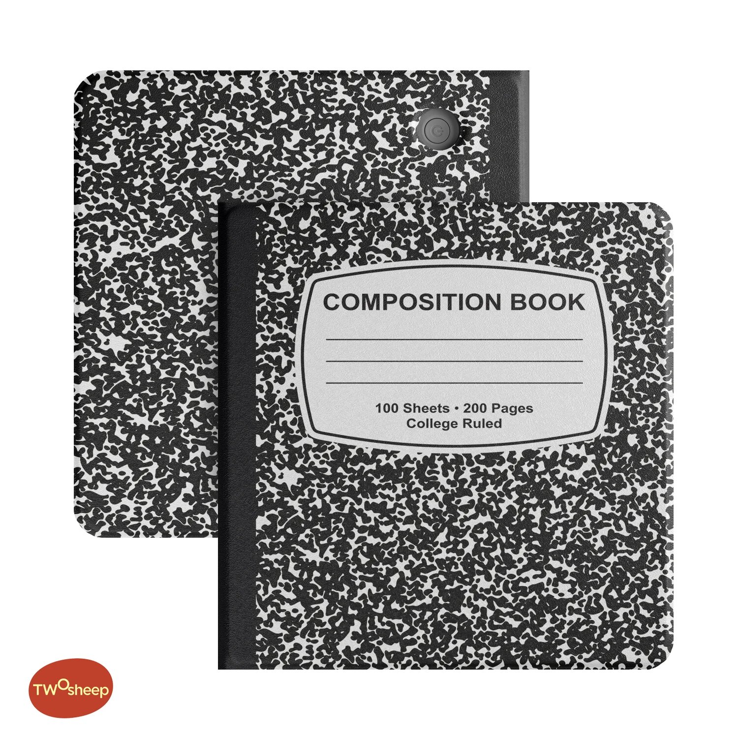 Чехол-книжка Twosheep для Kobo Libra Colour Kobo Libra2 Черный, Kobo Libra Colour, Stylus Slot D6