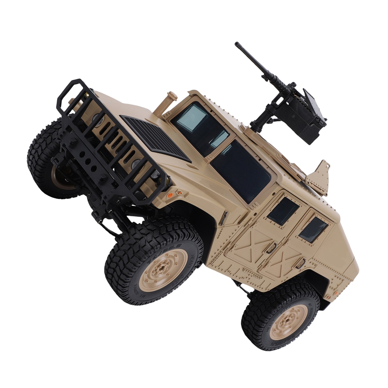 Радиоуправляемый краулер 1:16, 4WD, с LED-фарами и местом для установки лебедки, желтый