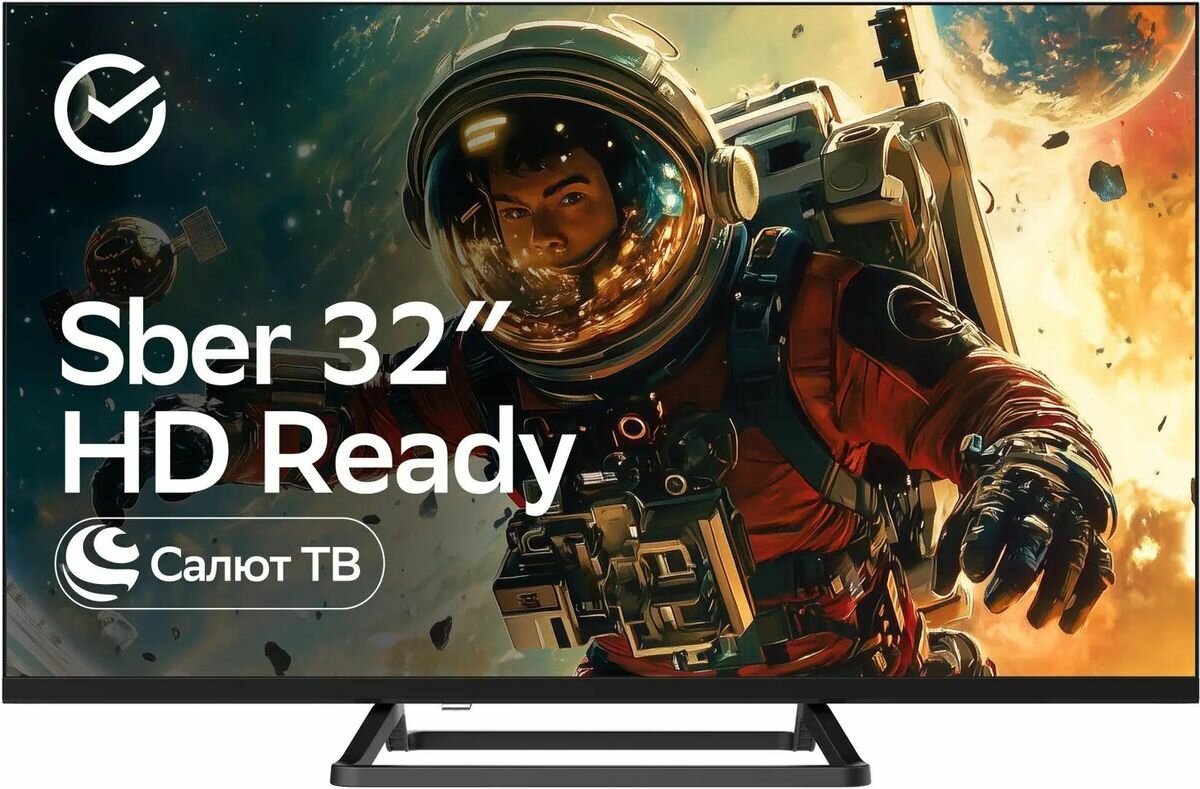 ЖК-телевизор 32" SBER SDX-32H3114 черный