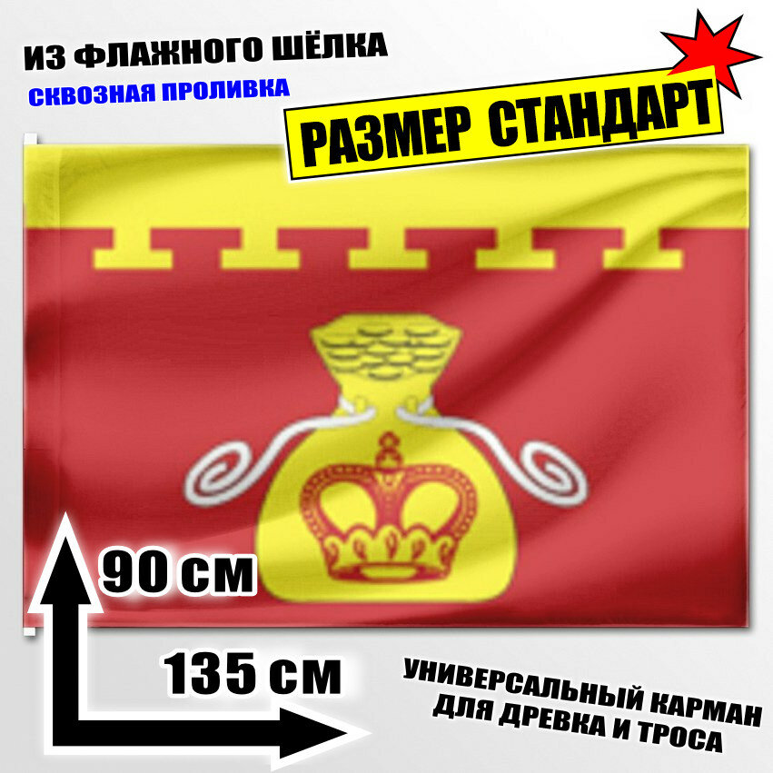 Флаг Нижегородского района 135x90 см.