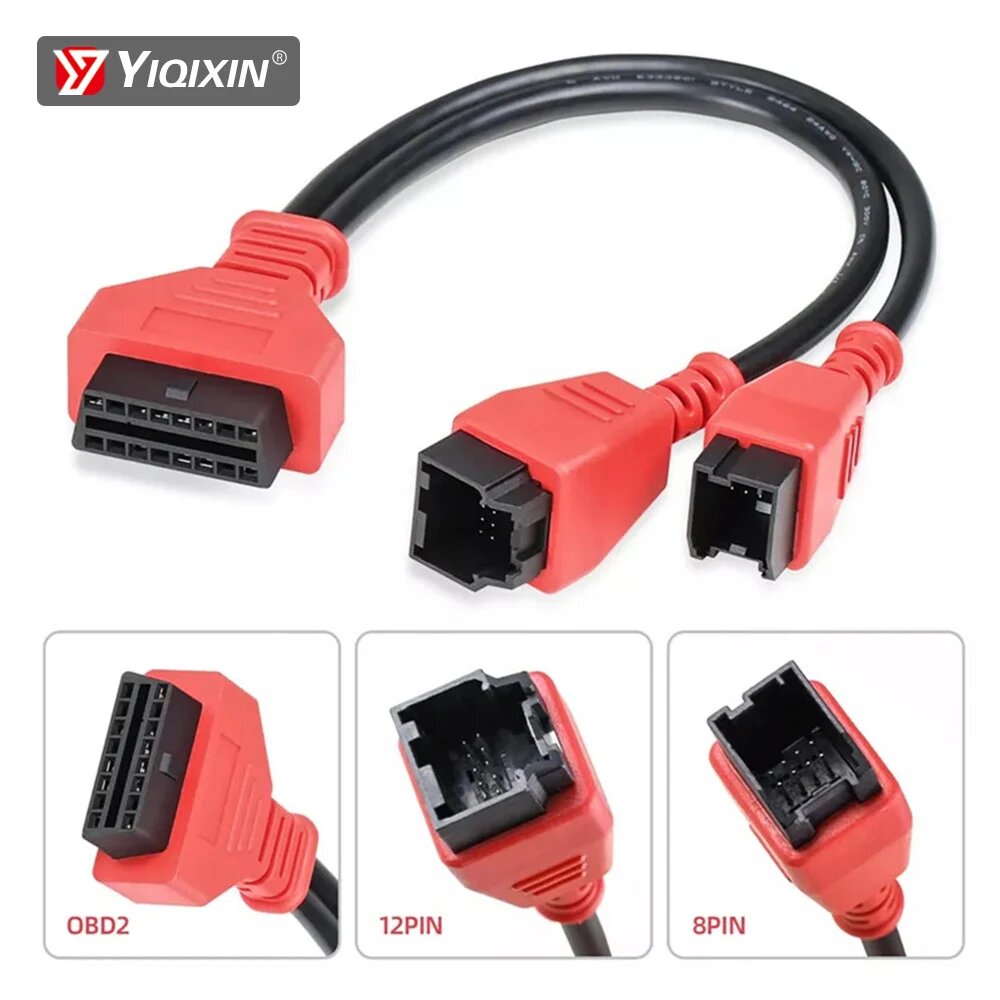 Диагностический OBD-адаптер Autel FCA 12+8 Original Universal Для Chrysler, Dodge, Jeep, Fiat, Alfa Romeo, Модуль Безопасности